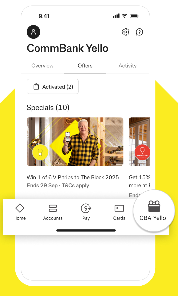 Win 1 of 6 VIP trips to The Block 2025 - CommBank